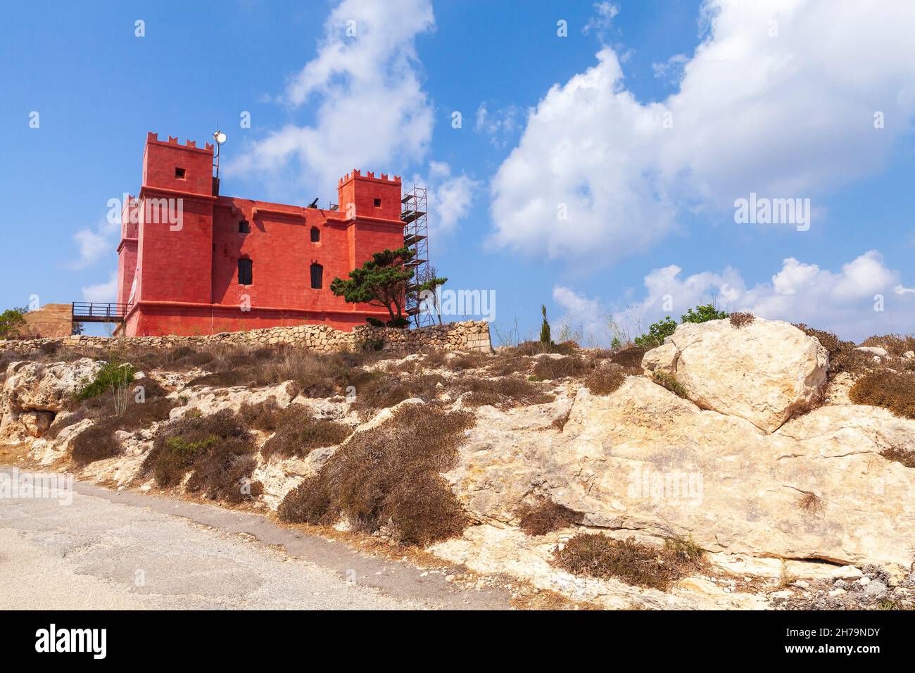Saint Agathas Tower, also known as the Red Tower or Fort Saint Agatha ...