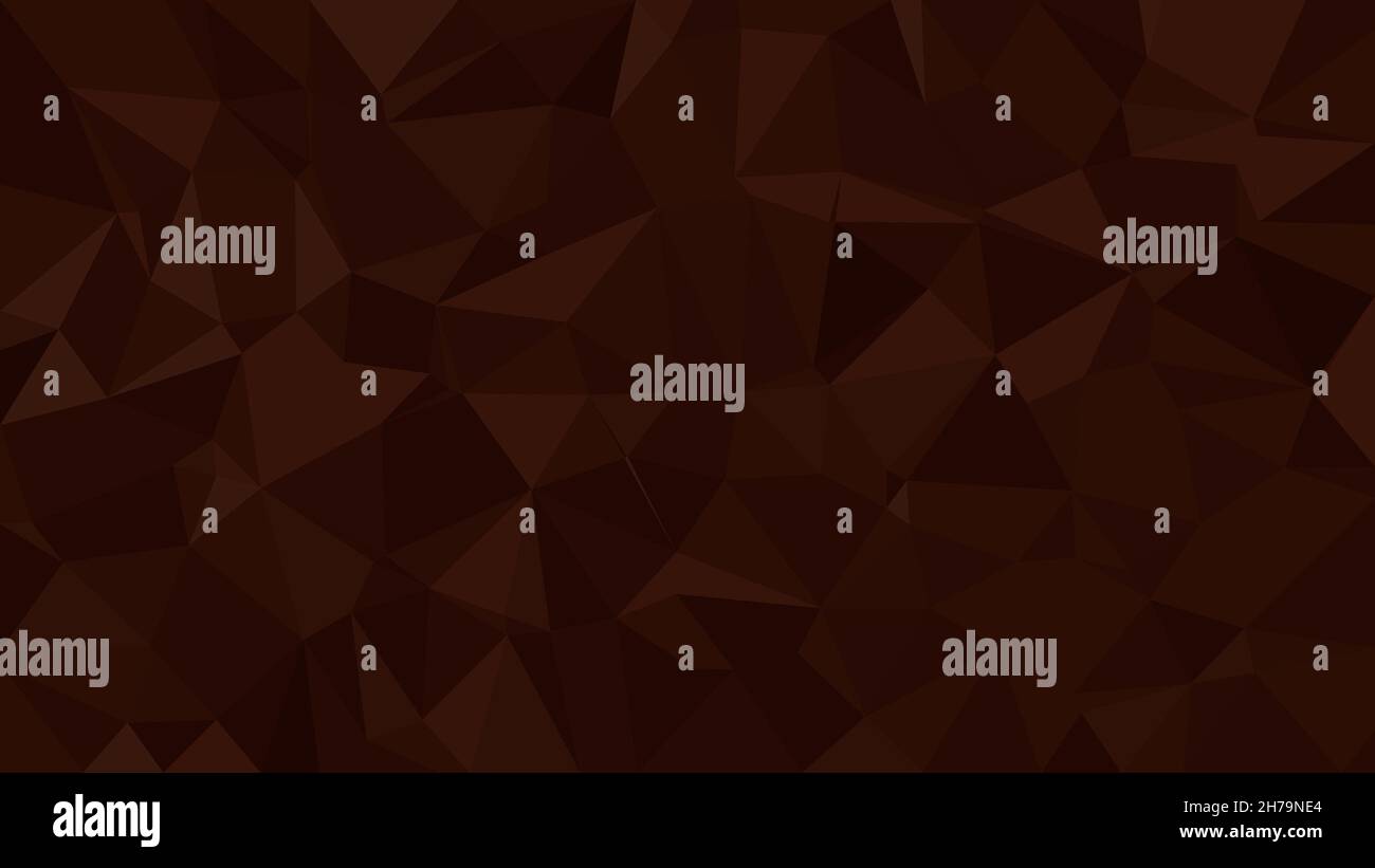 Abstract background of chocolate triangles. The geometric structure of ...