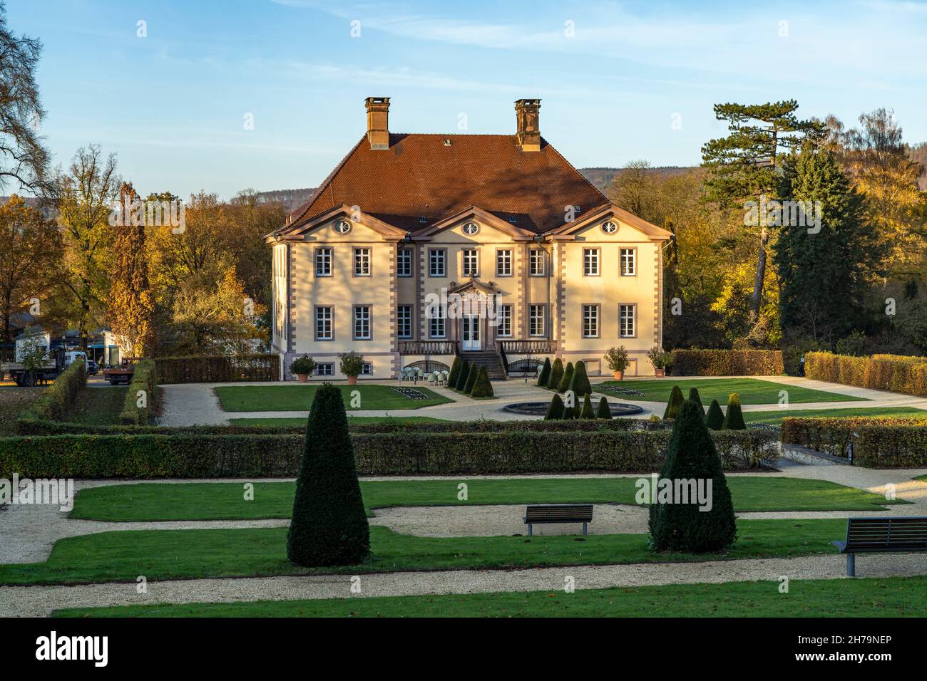 Schloss und Park Schieder in Schieder, Nordrhein-Westfalen, Deutschland ...