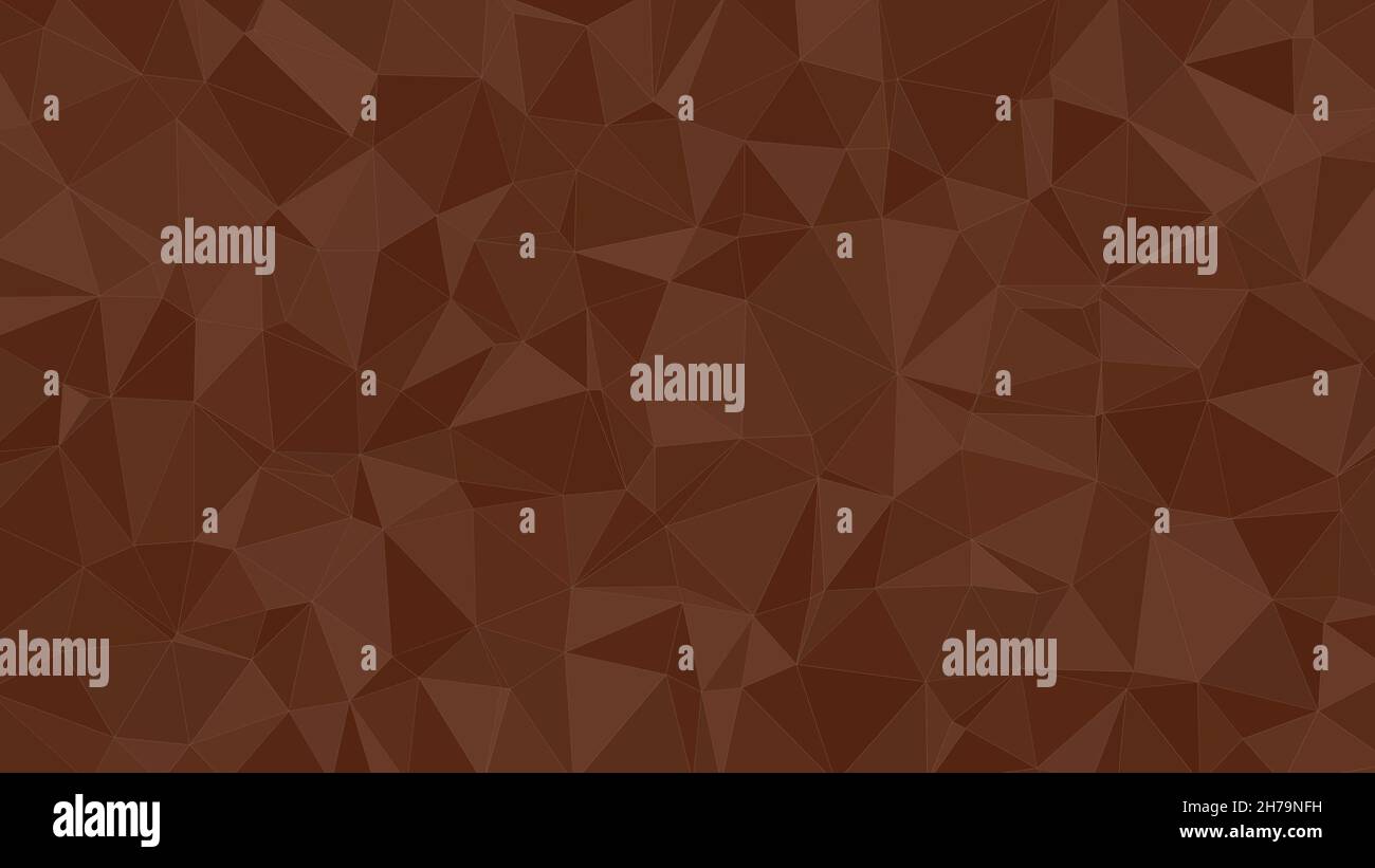 Abstract background of chocolate triangles. The geometric structure of ...