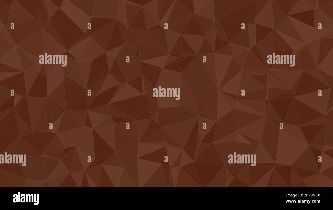 Abstract background of chocolate triangles. The geometric structure of ...