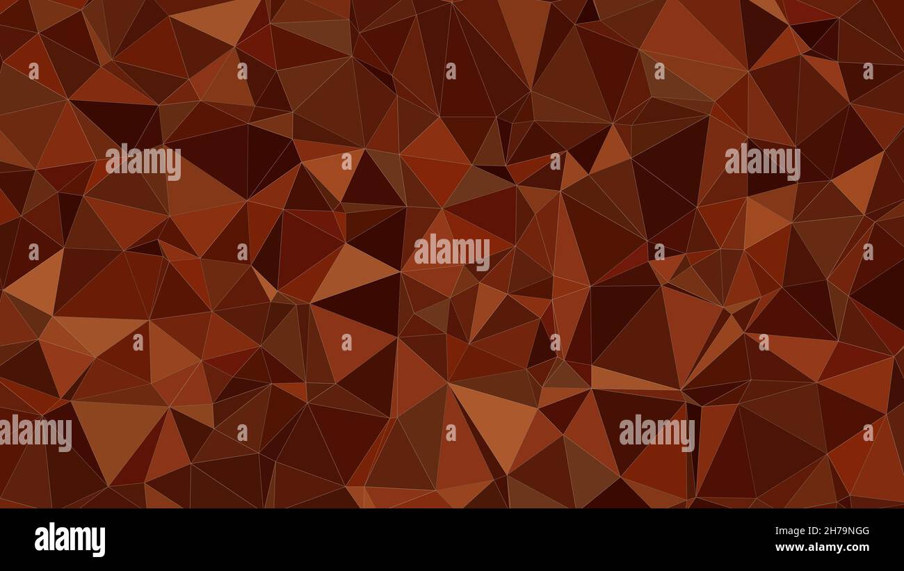 Abstract background of chocolate triangles. The geometric structure of ...