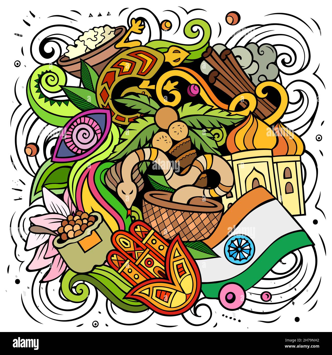 Indian Hand Drawn Art