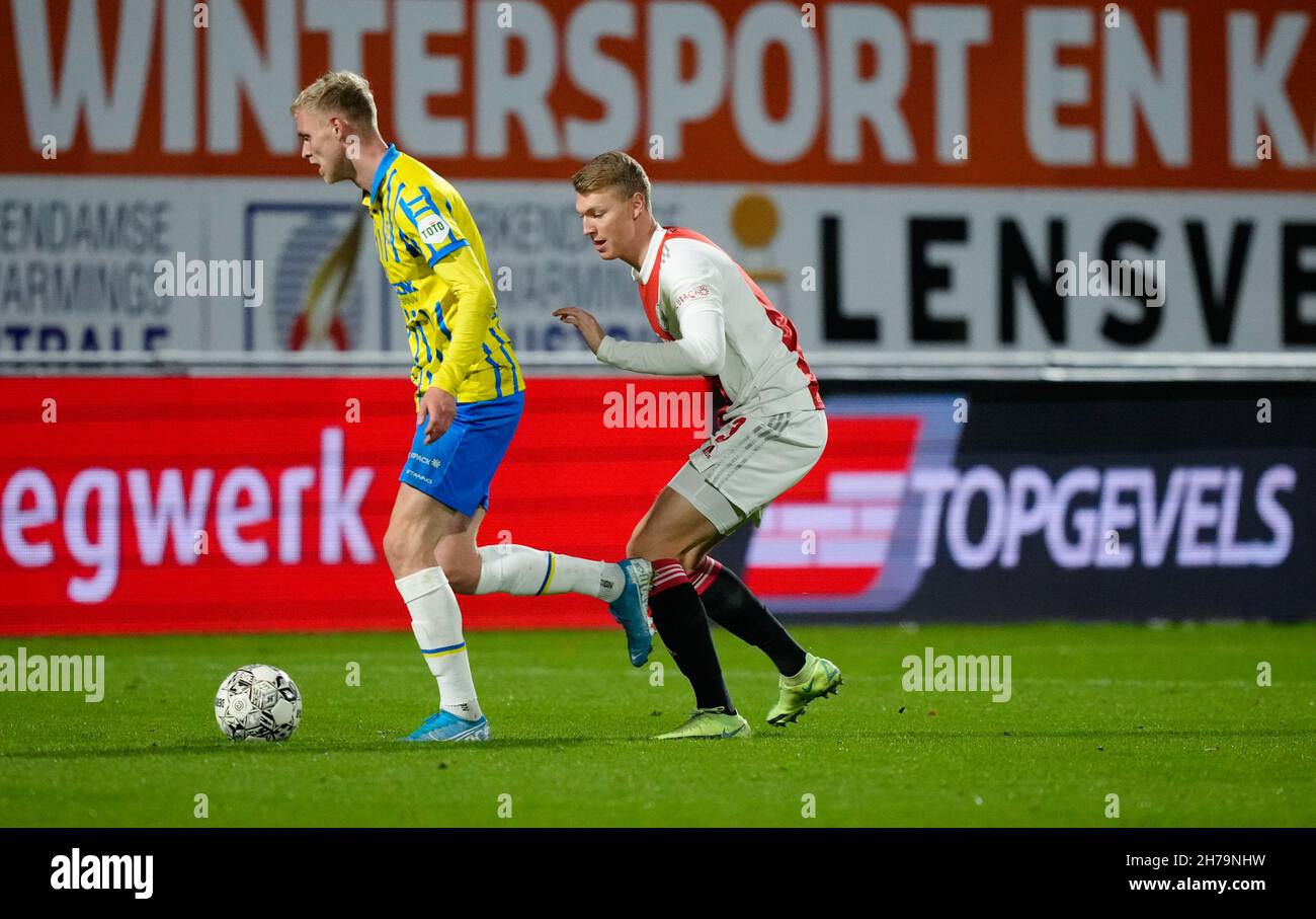 WAALWIJK , 21-11-2021, Mandemakers Stadion , Dutch Eredivisie Football season 2021 / 2022 ...