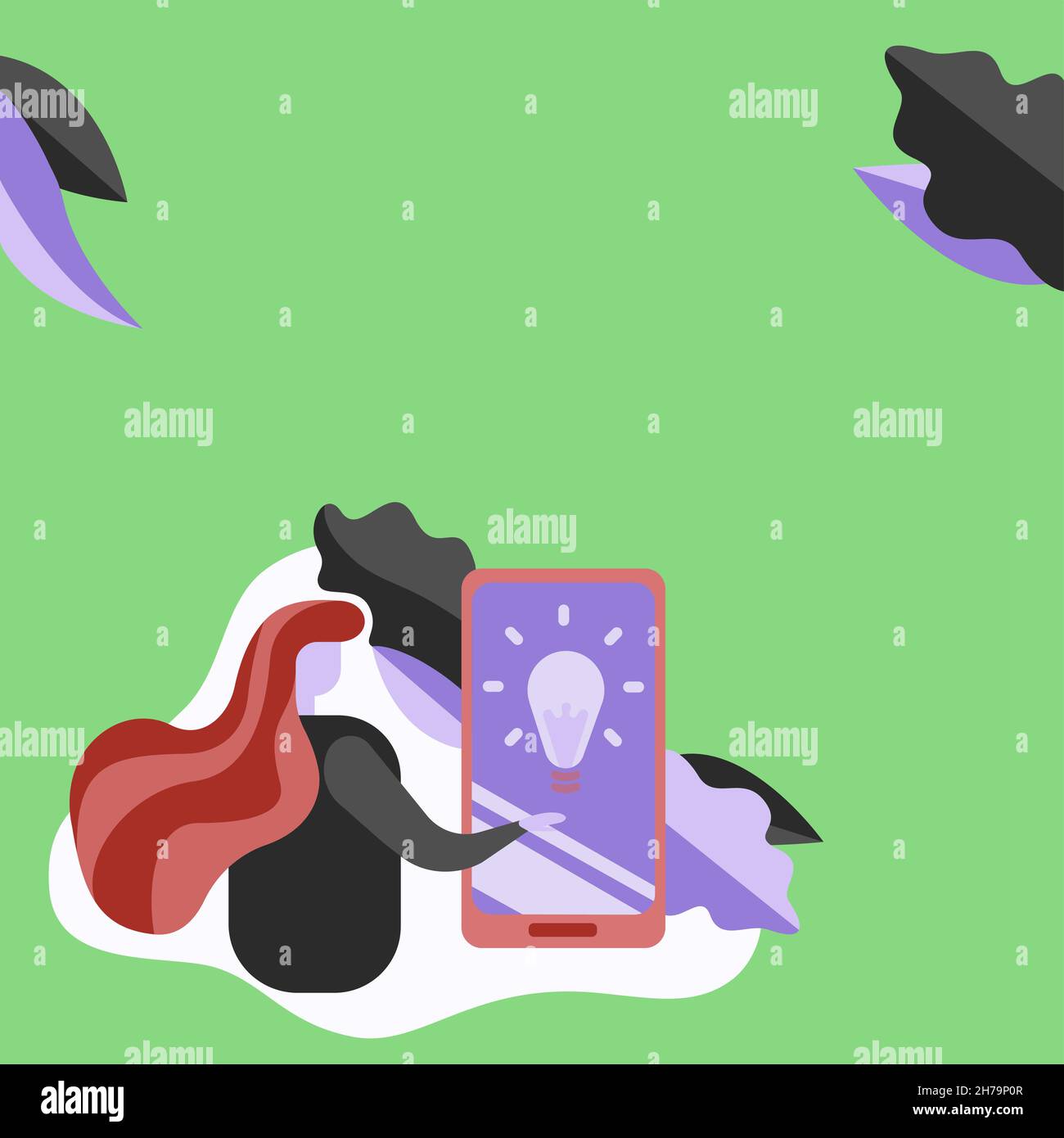 Palm tapping Stock Vector Images - Alamy