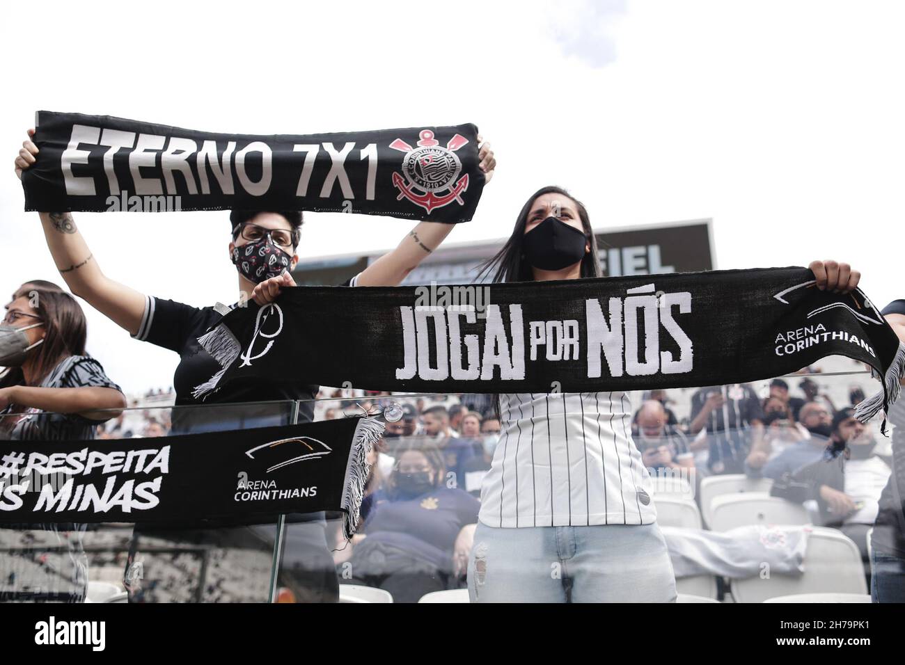 SP - Sao Paulo - 11/21/2021 - BRAZILIAN A 2021, CORINTHIANS X SANTOS ...