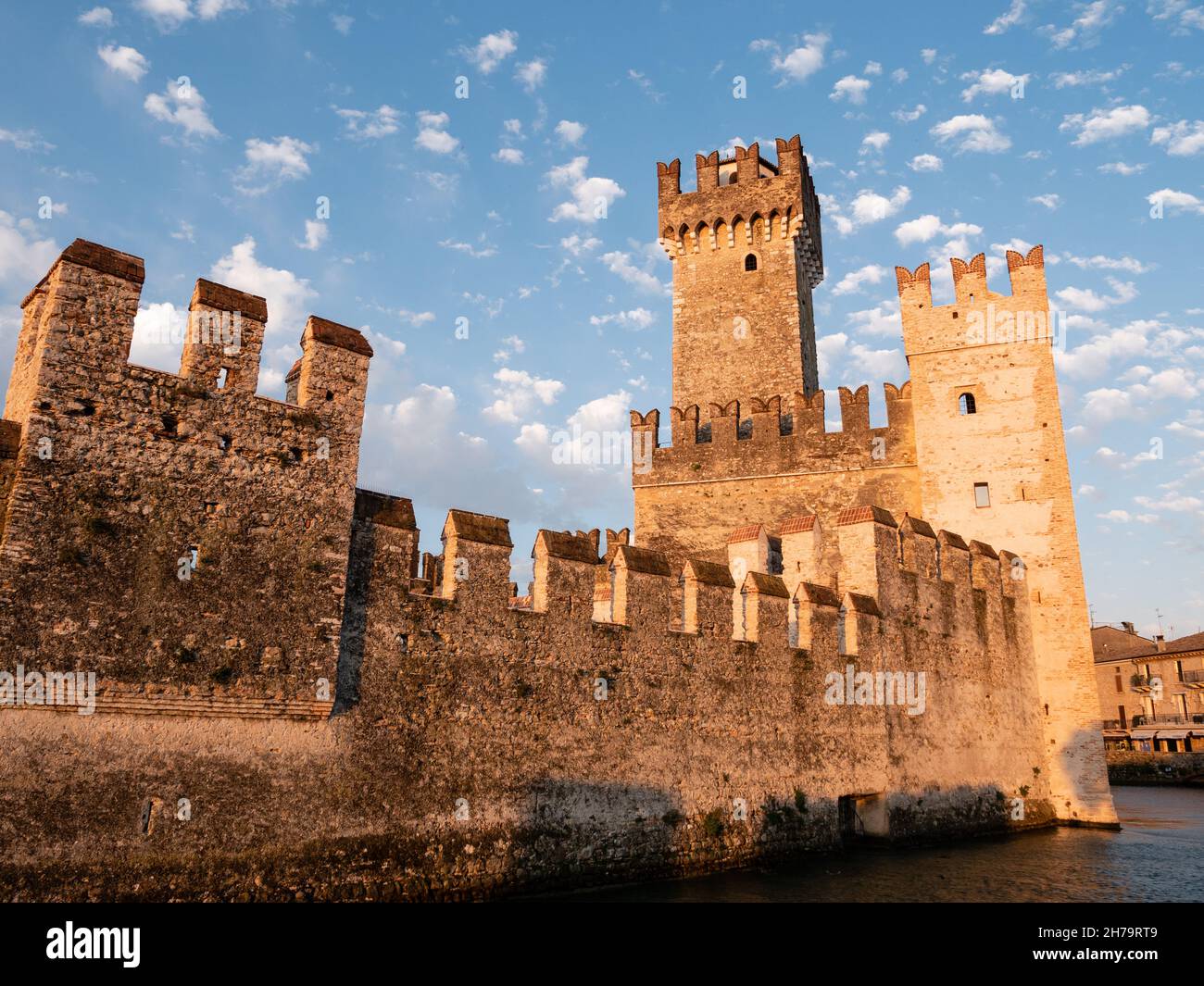 Scaliger Castle, Castello Scaligero or Rocca Scaligera Fortress in ...