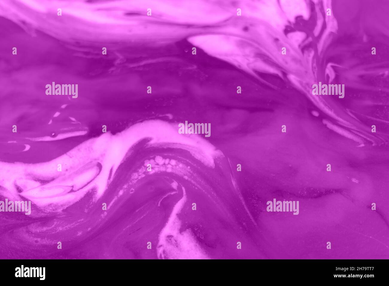 Velvet violet epoxy resin art in trendy color. Texture of blue and ...