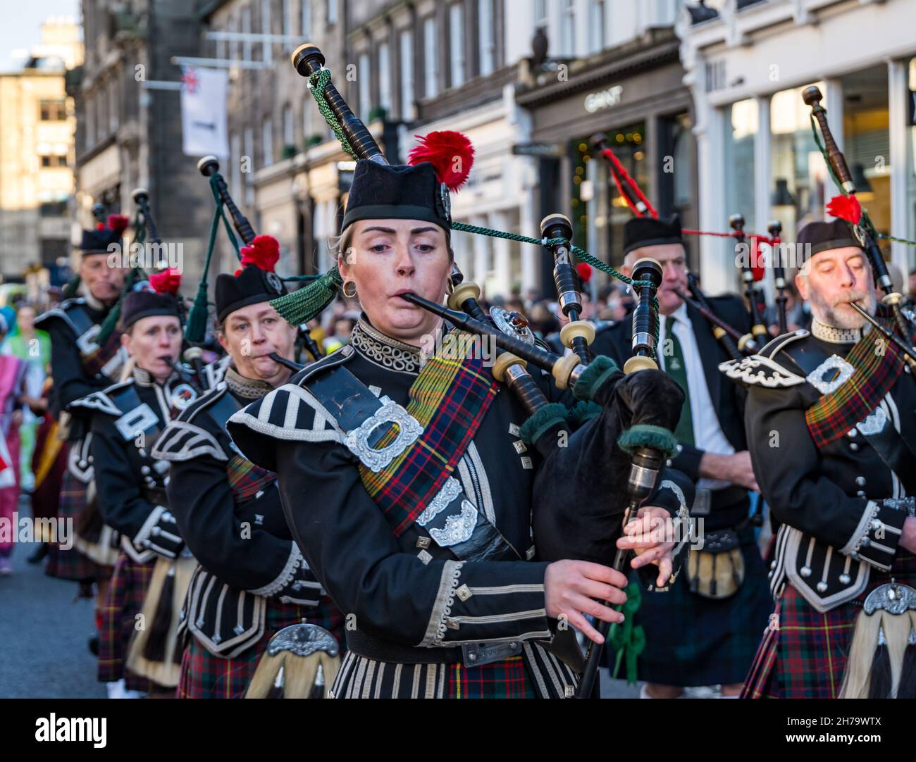 Edinburgh, Scotland, United Kingdom, 21st November 2021. Edinburgh ...