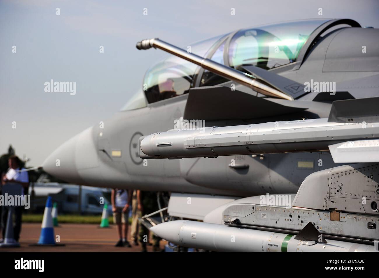 Swedish Air Force Gripen at RIAT, Fairford Stock Photo - Alamy