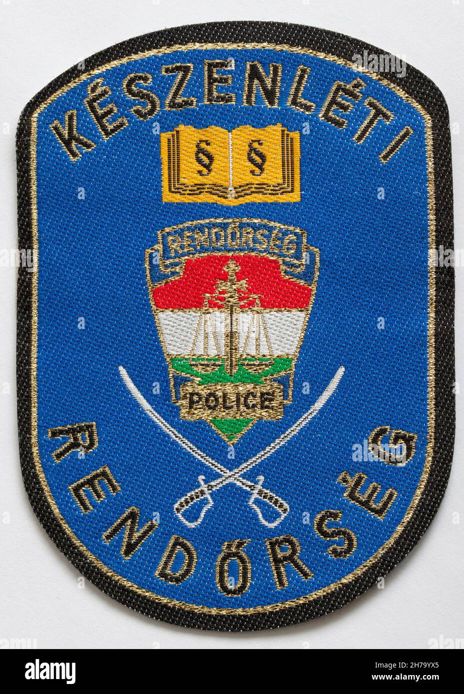 Police Badge Patch Stock Photo - Alamy