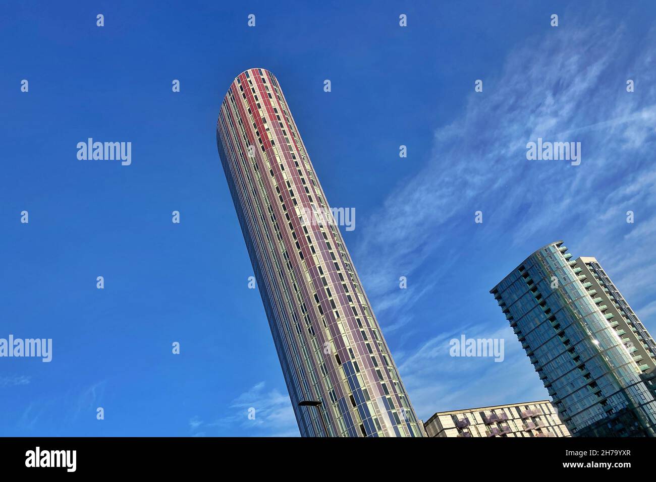 New Tower Block development, New Stratford, London, England Stock Photo ...