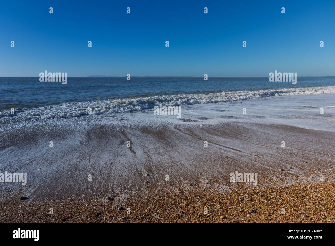 Windmill beach in Selsey near Chichester, West Sussex, UK Stock Photo ...