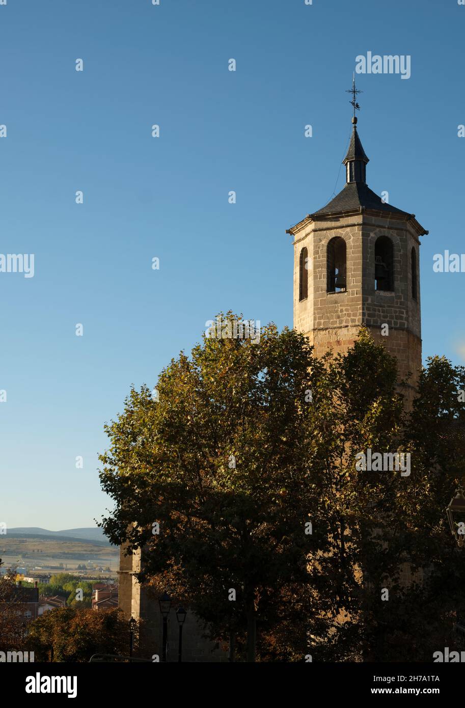 St. Nicholas Church in Avila, Spain at sunrise Stock Photo - Alamy