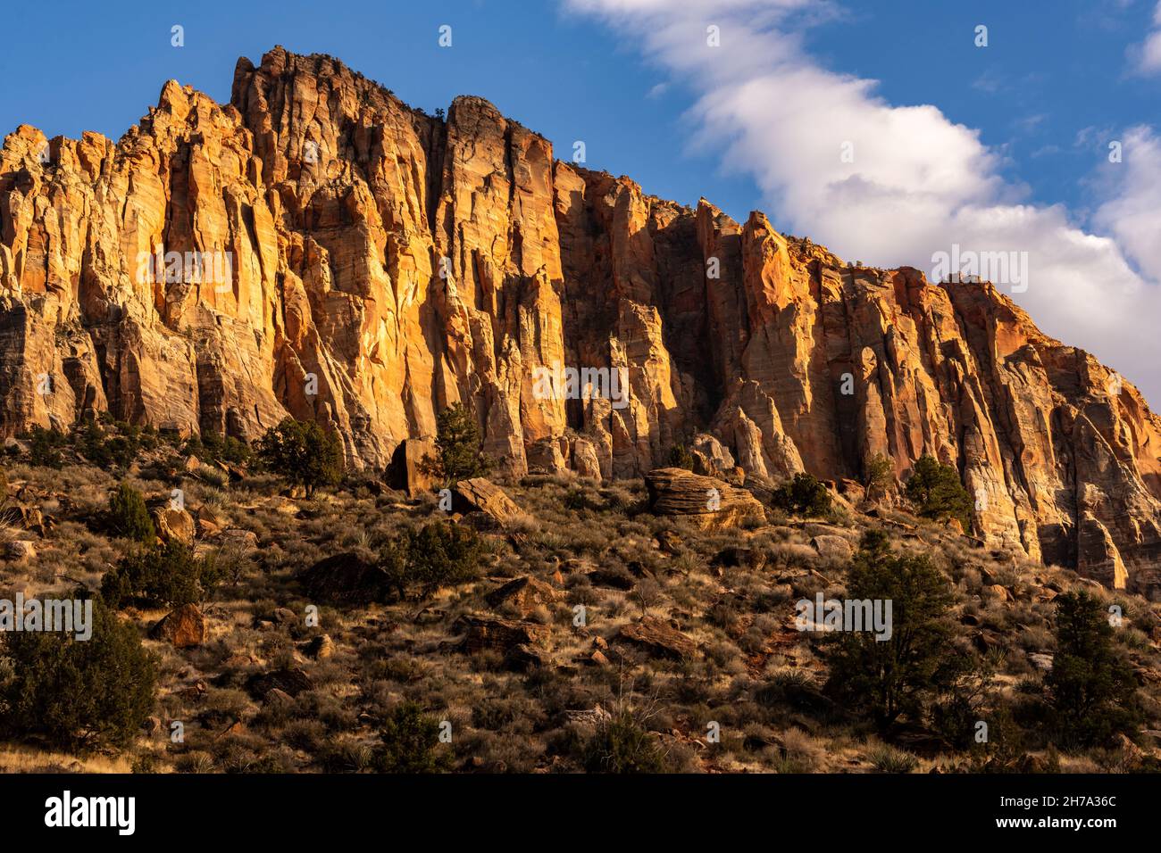Evening Light Brightens Up The Watchmen Stock Photo - Alamy