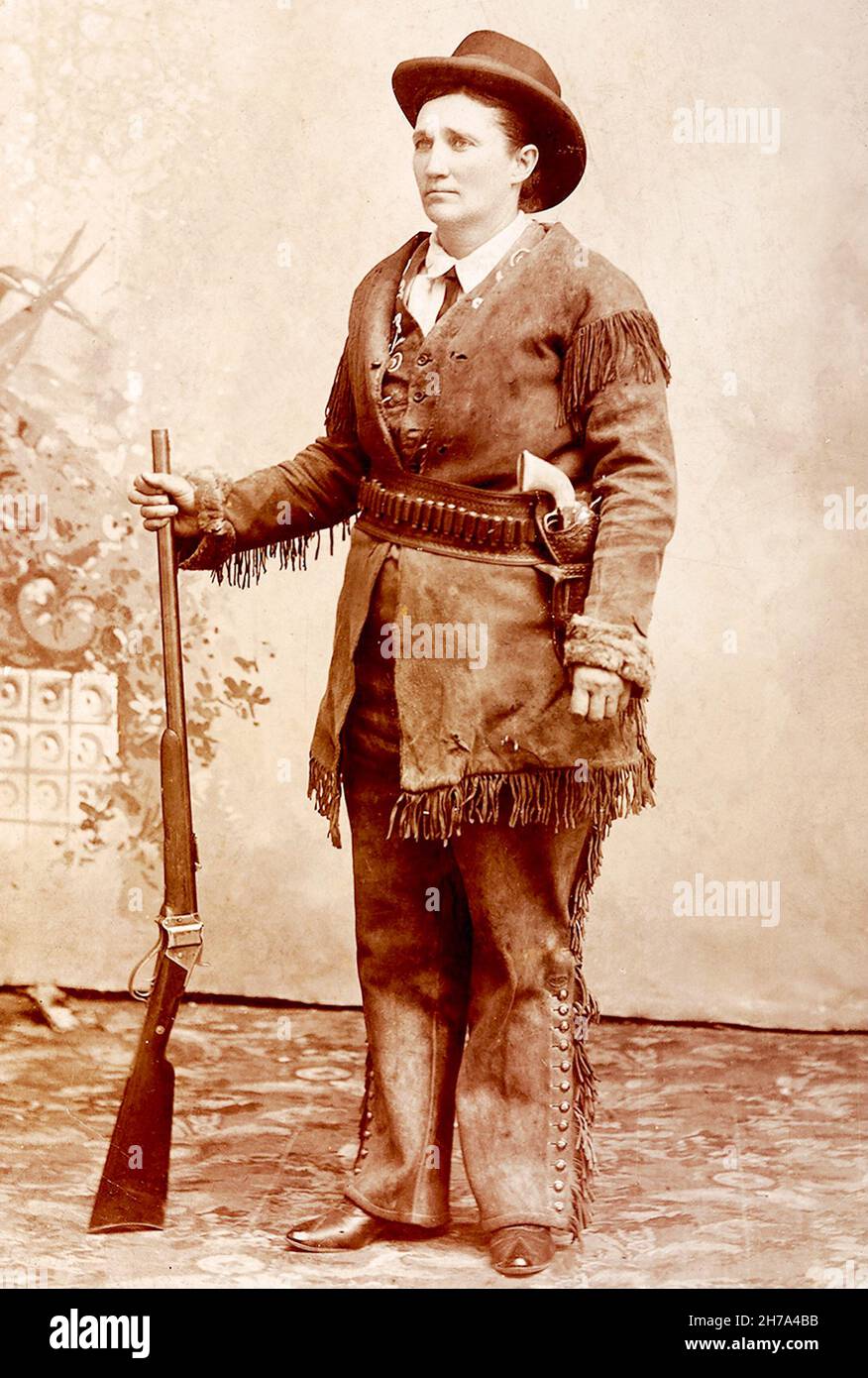 Calamity Jane by C.E. Finn - An early image of Jane, dressed in ...