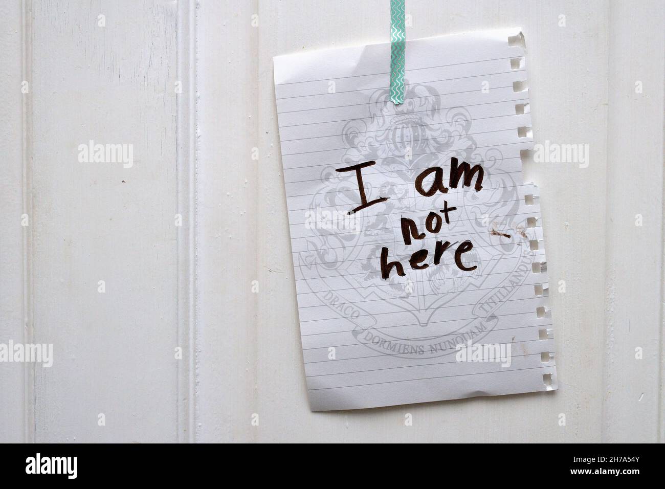 I am not here Stock Photo - Alamy