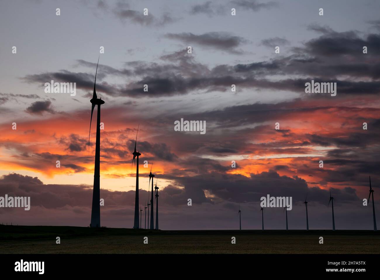 Fire wind turbine hi-res stock photography and images - Alamy