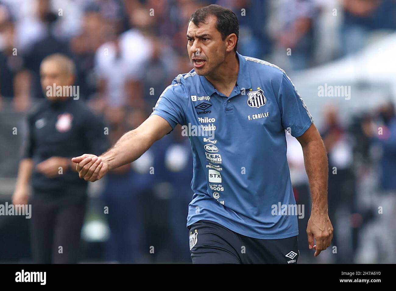SP - Sao Paulo - 11/21/2021 - BRAZILIAN A 2021, CORINTHIANS X SANTOS ...