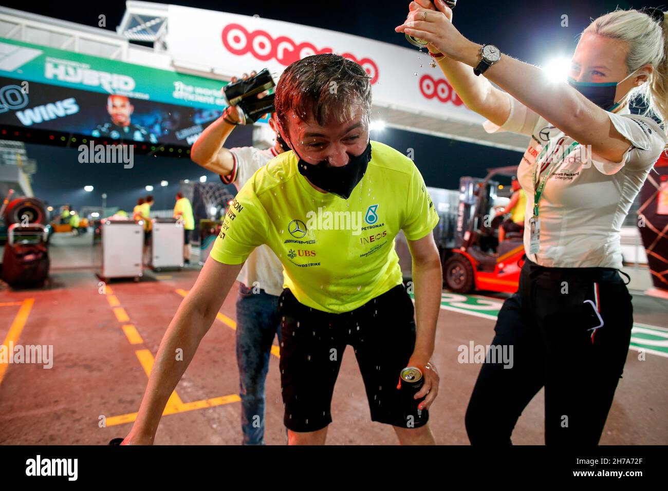 Doha, Qatar. 21st Nov, 2021. Mercedes-AMG Petronas F1 Team, F1 Grand ...