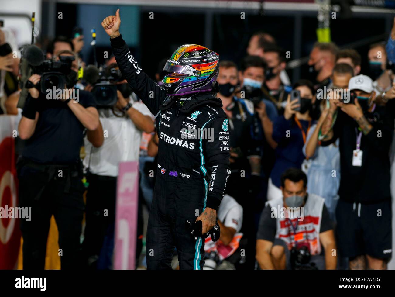 Doha, Qatar. 21st Nov, 2021. # 44 Lewis Hamilton (GBR, Mercedes-AMG ...