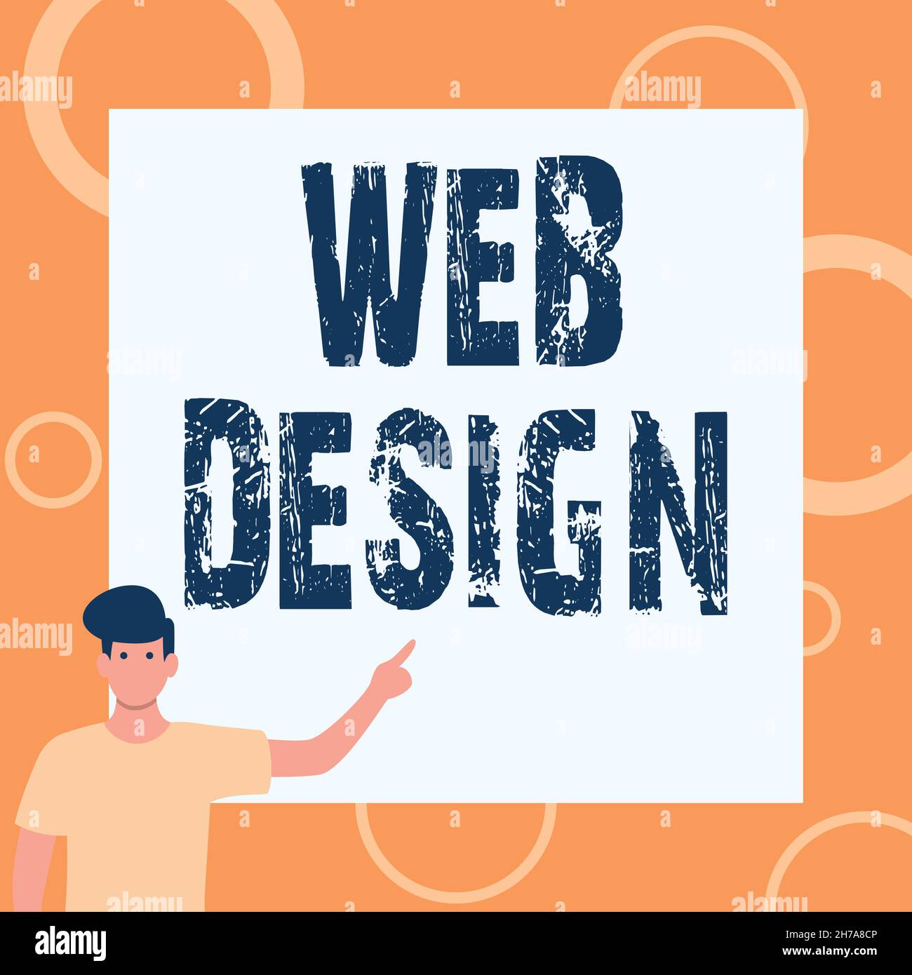 Sign displaying Web Design. Business approach Website development Designing and process of ...