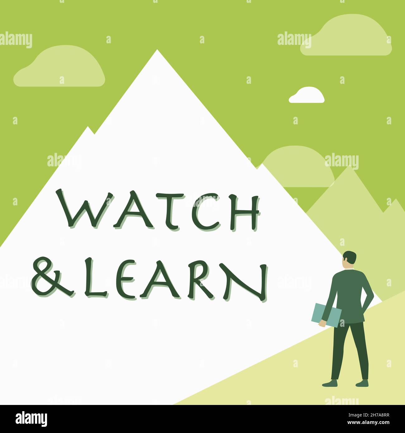 Inspiration showing sign Watch And Learn. Conceptual photo ...