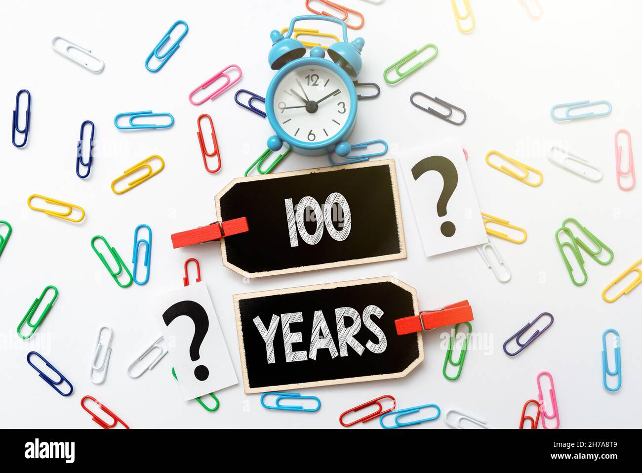 Writing displaying text 100 Years. Internet Concept Remembering special ...
