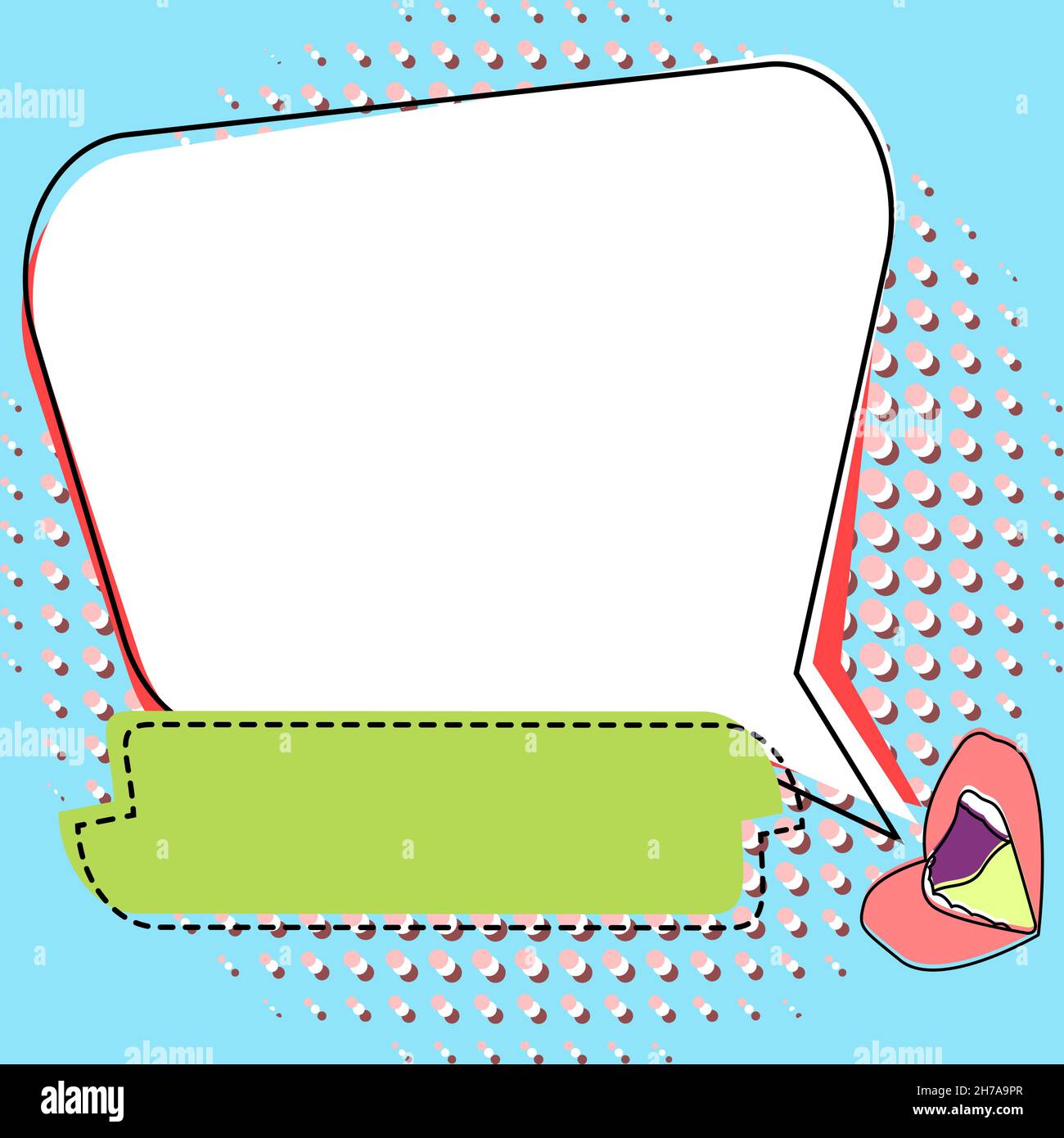 Talking through art Stock Vector Images - Alamy