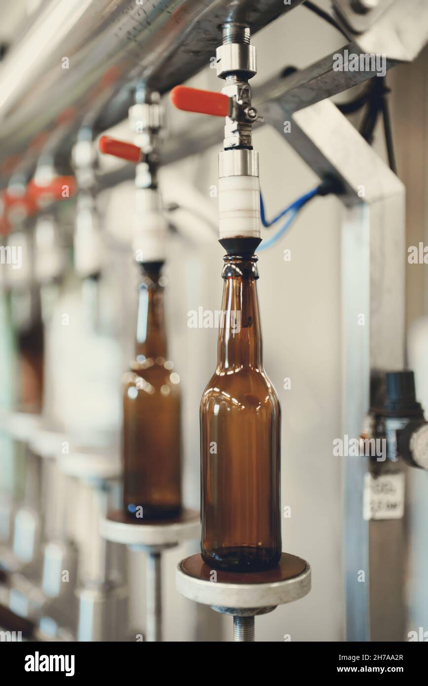 Empty bottles prepared beer hi-res stock photography and images - Alamy