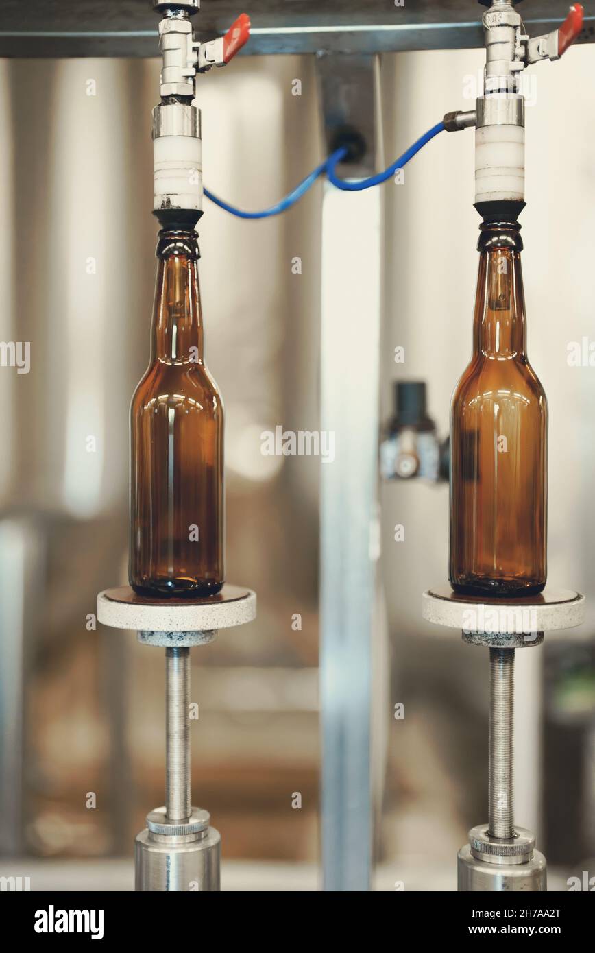 Empty bottles prepared beer hi-res stock photography and images - Alamy
