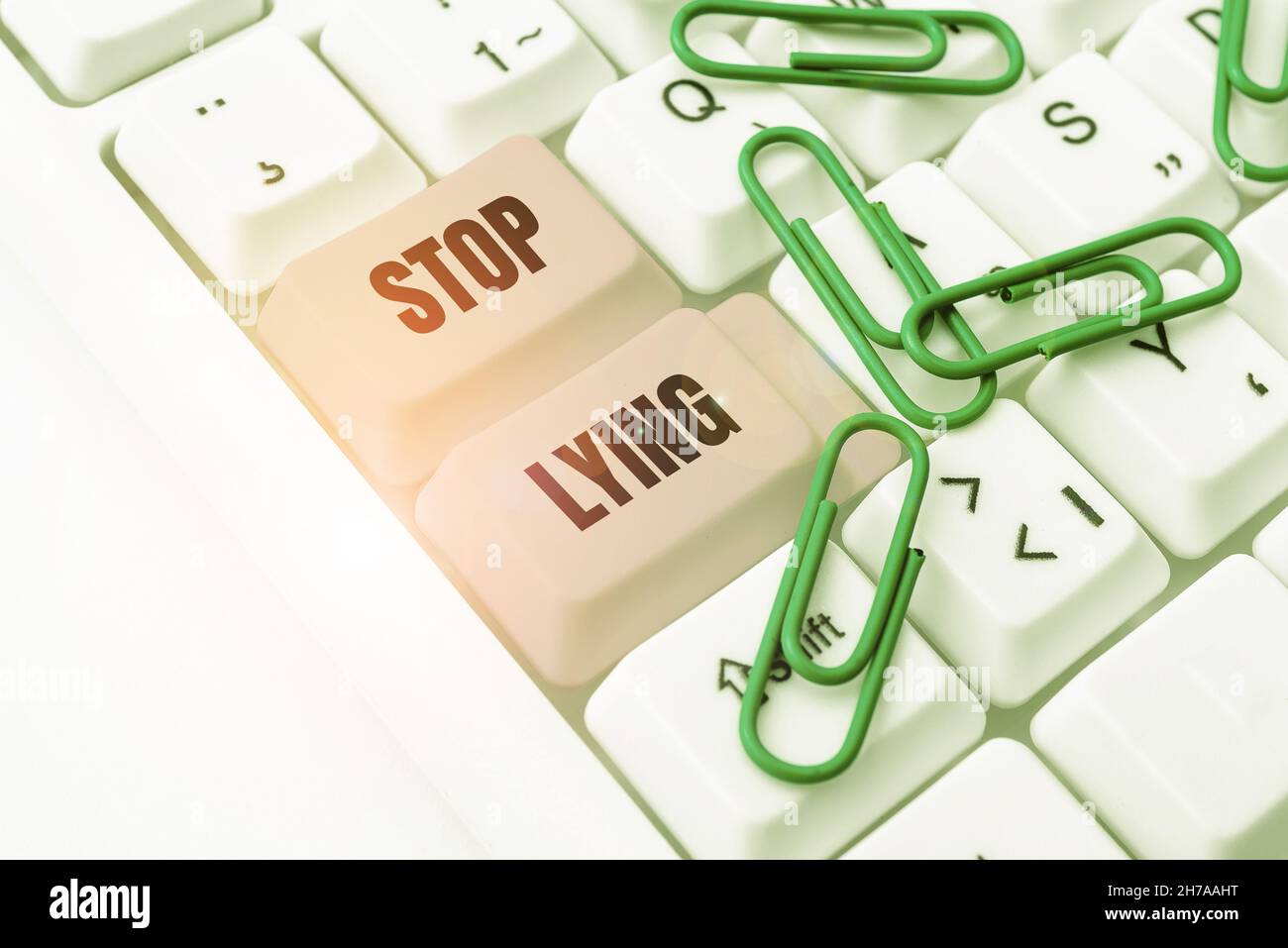Inspiration showing sign Stop Lying. Internet Concept put an end on ...
