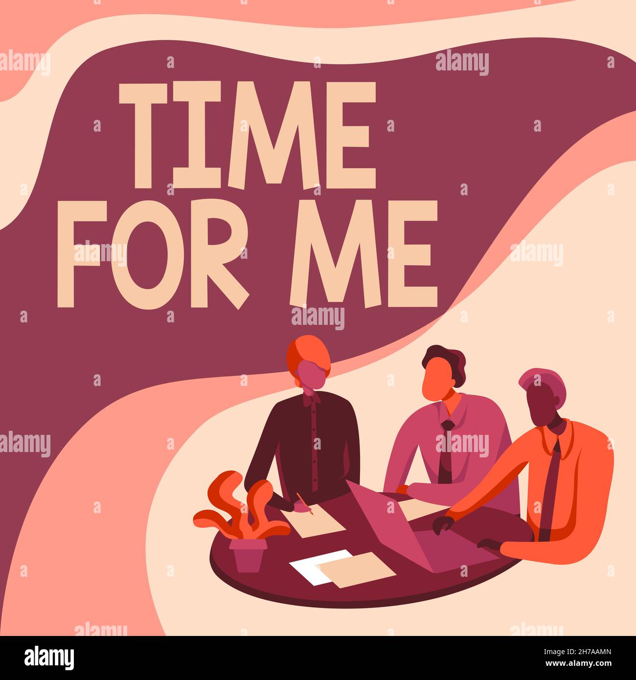 Sign displaying Time For Me. Business overview practice of taking ...