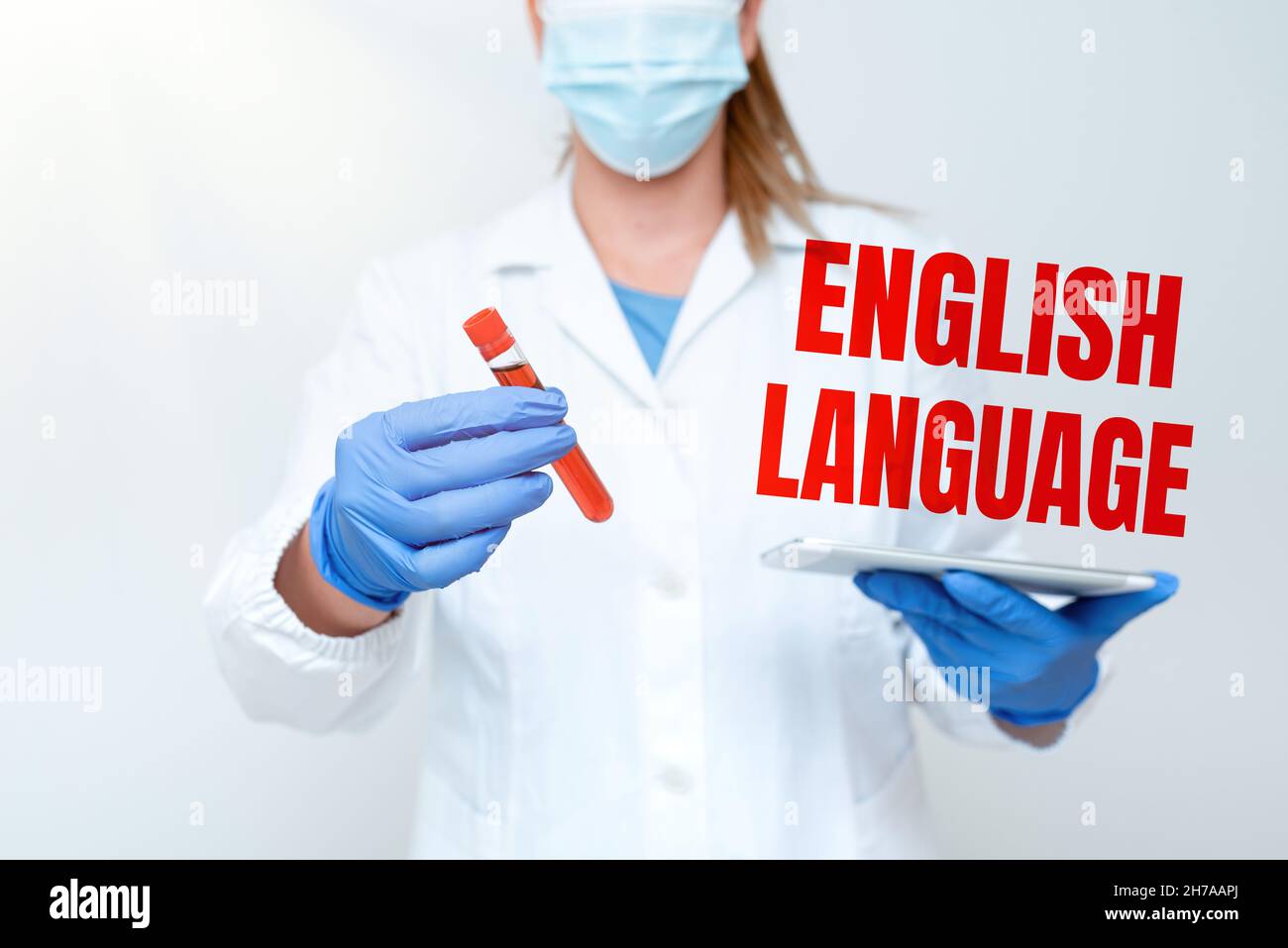 Writing displaying text English Language. Business concept third spoken ...