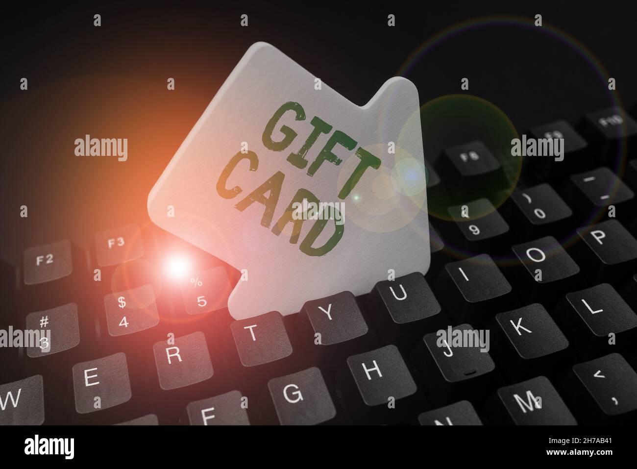 Writing displaying text Gift Card. Internet Concept A present usually ...