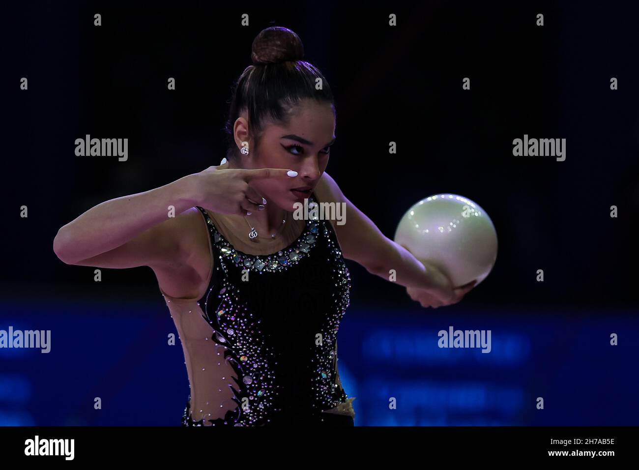 Alexandra Agiurgiuculese of RG Italy Team during the Gymnastics Grand ...