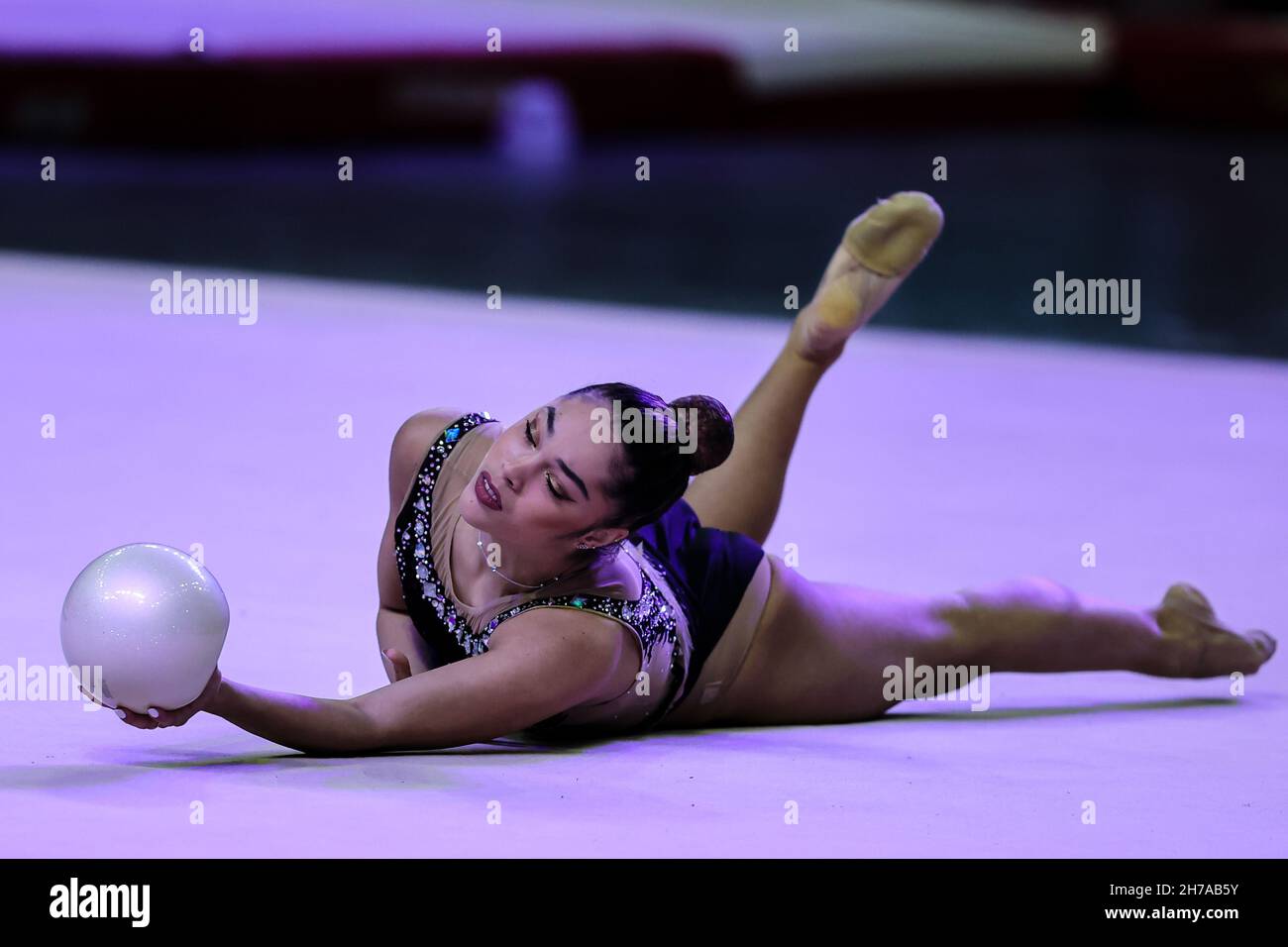 Alexandra Agiurgiuculese of RG Italy Team during the Gymnastics Grand Prix 2021 at Allianz Cloud ...