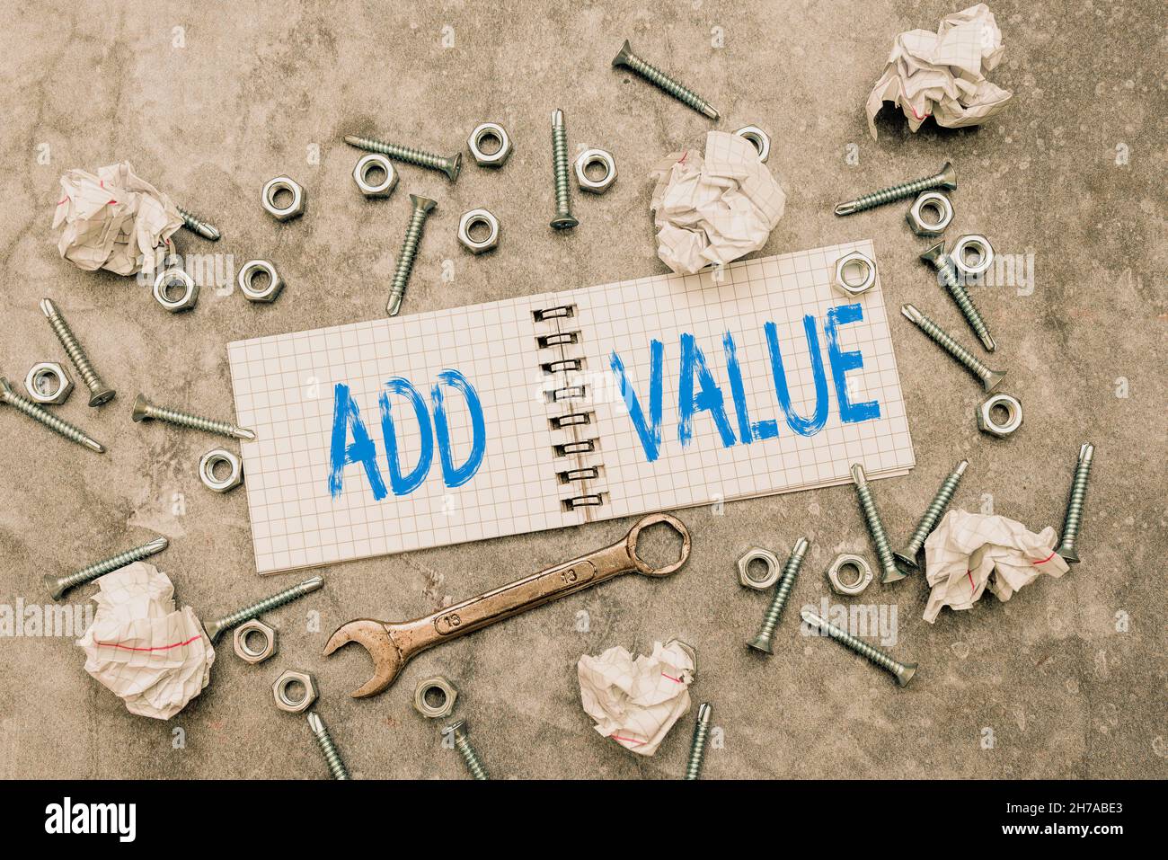Inspiration showing sign Add Value. Conceptual photo an improvement or ...