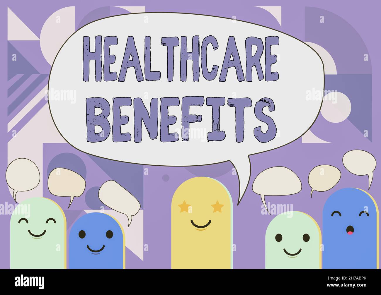 Conceptual caption Healthcare Benefits. Concept meaning monthly fair ...