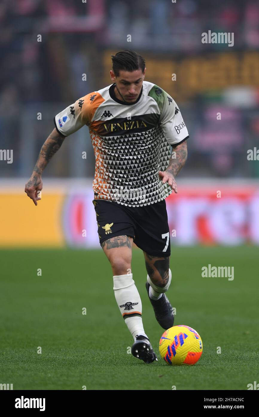 Pasquale Mazzocchi (Venezia) during the Italian "Serie A" match between ...