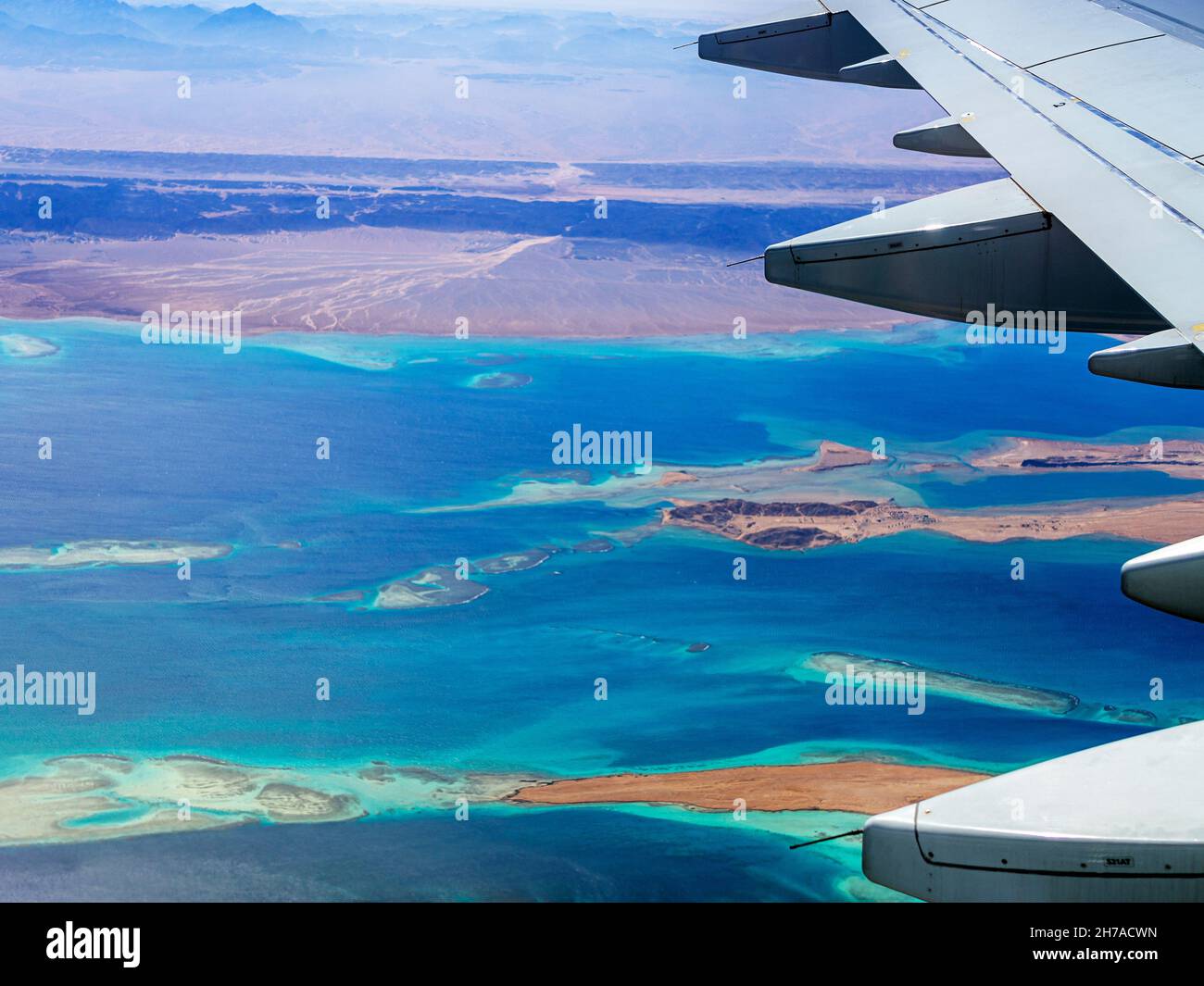 Aerial view above the clouds and sky, Inspiration concept. Travel ...