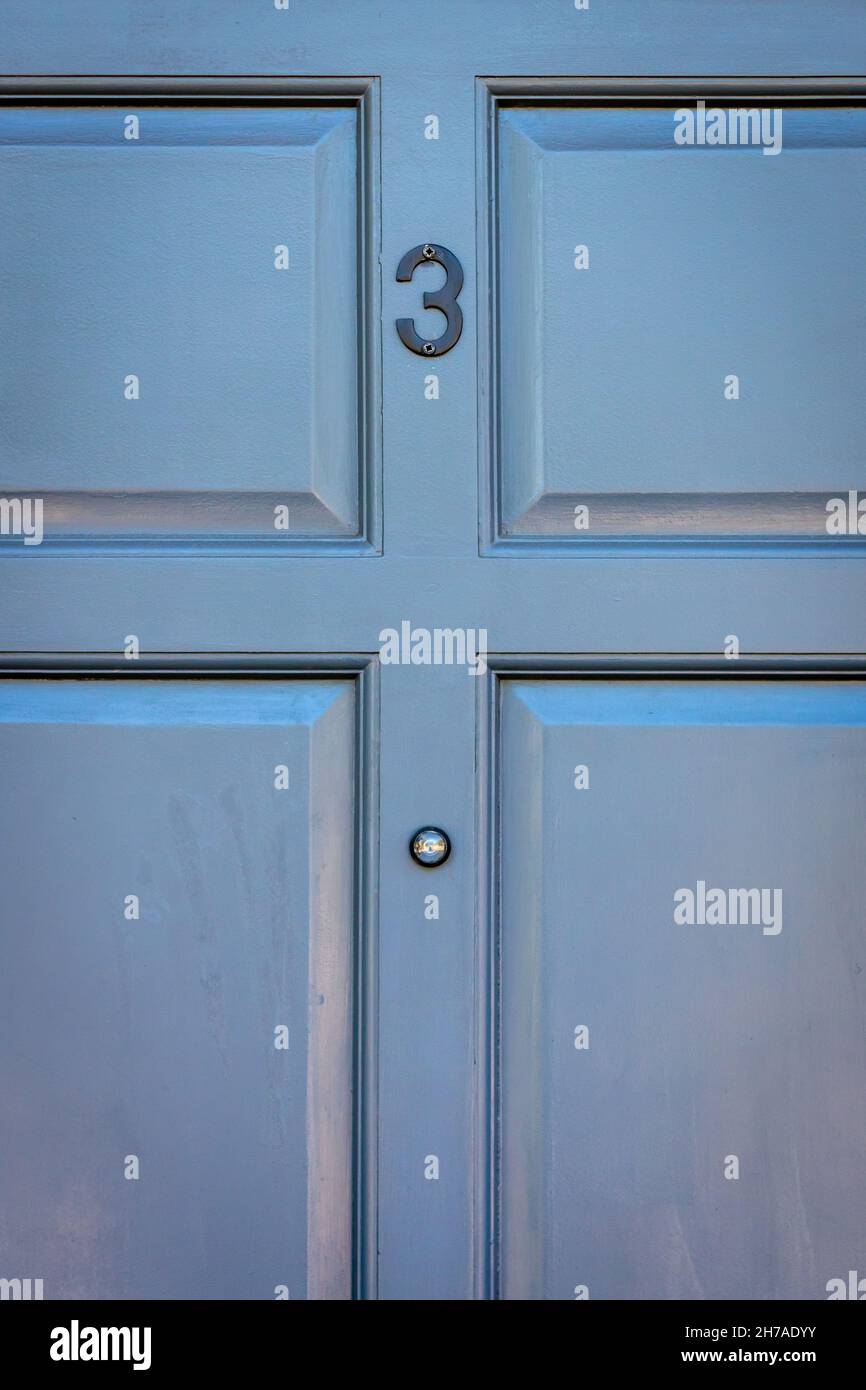 House number 3 Stock Photo - Alamy