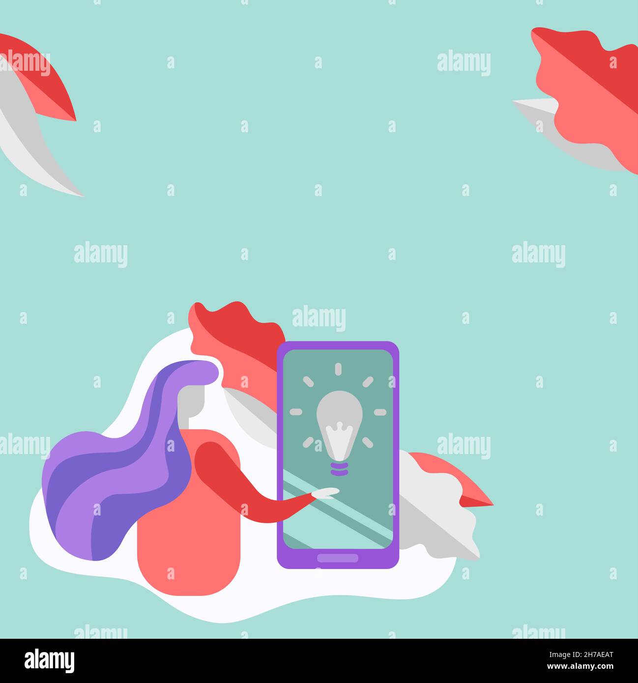 Palm tapping Stock Vector Images - Alamy