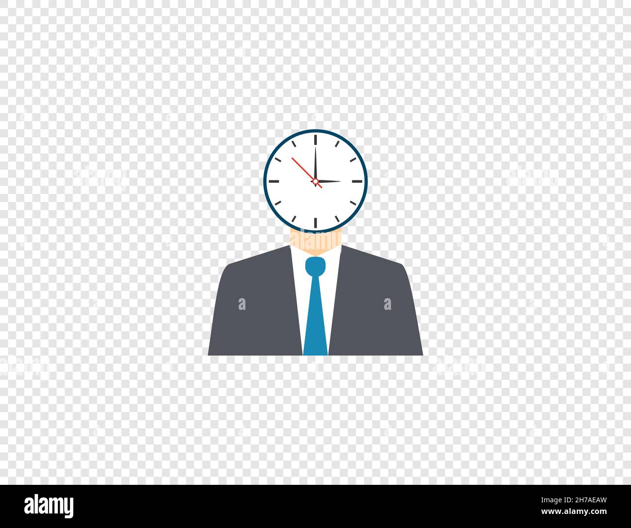 Vector illustration. Flat design. Clock timemanagement icon Stock ...