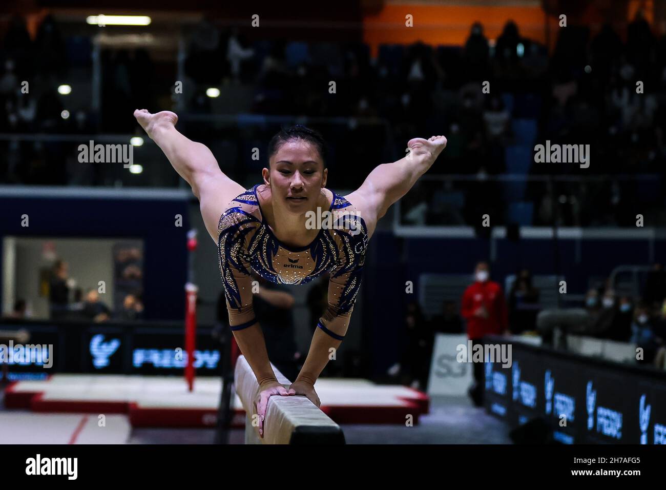 Kim Bui of GAF Germany Team during the Gymnastics Grand Prix 2021 at ...
