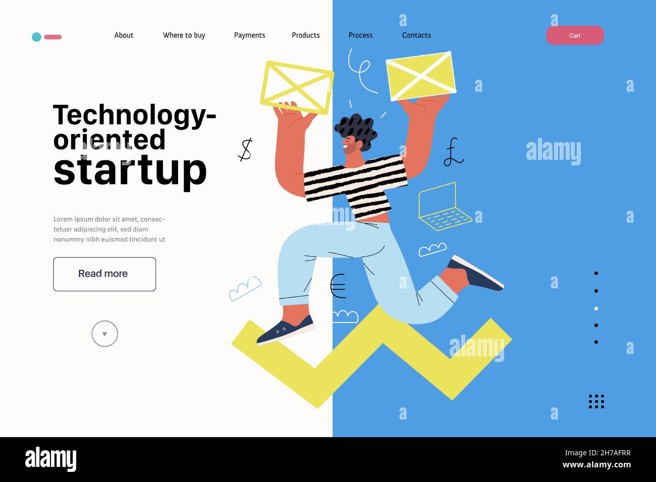 Jump start project Stock Vector Images - Alamy