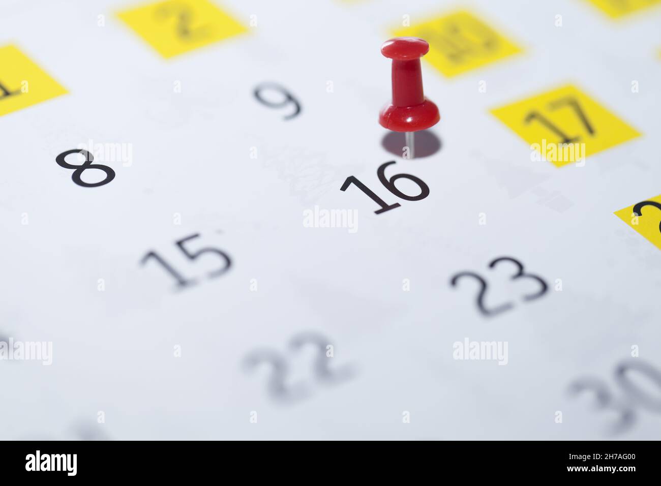 Calendar day 16 hi-res stock photography and images - Alamy