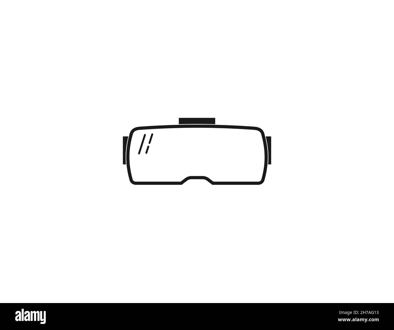 Vector illustration. Flat design. Device, virtual reality vr icon Stock ...