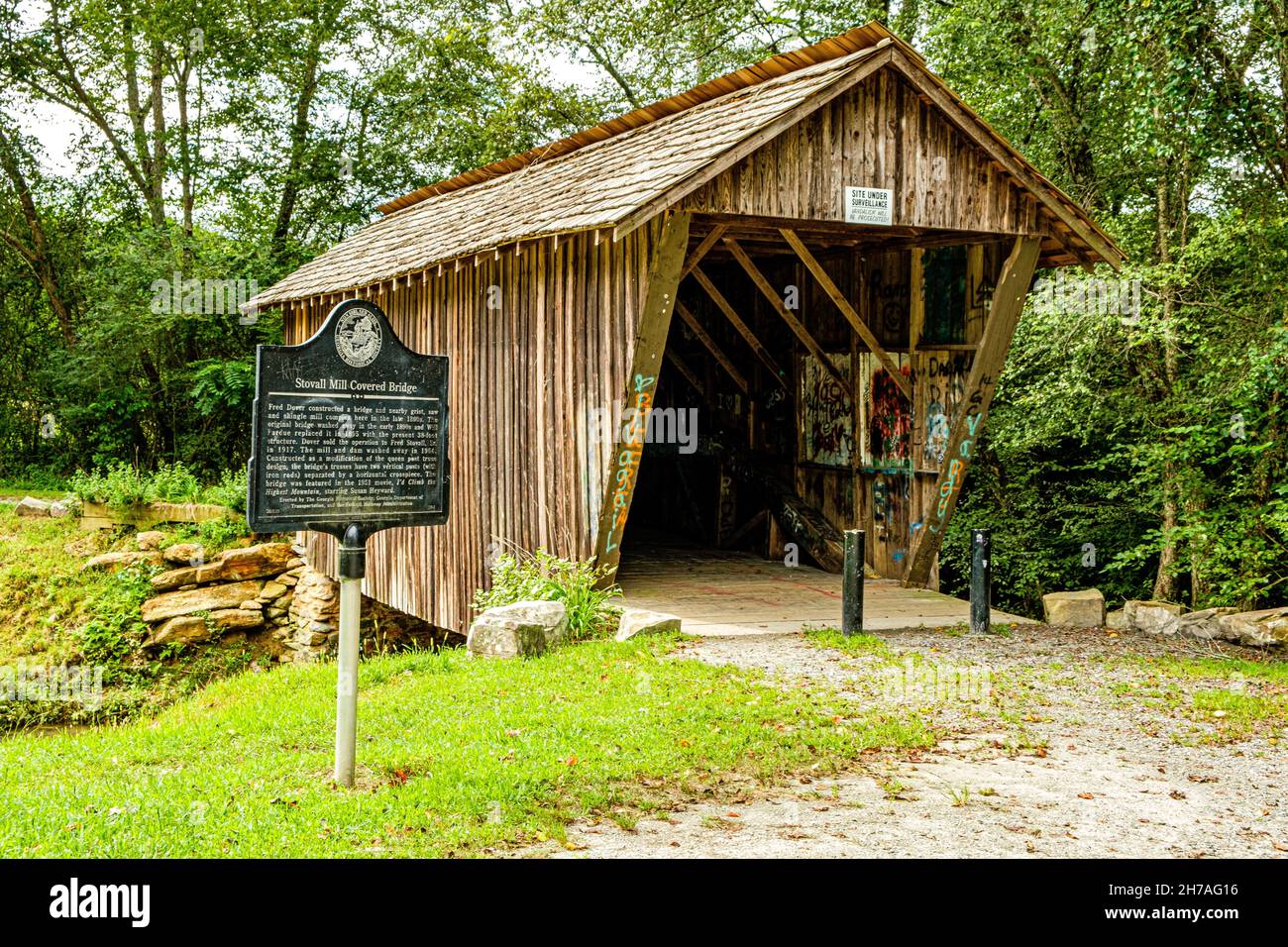 Stoval Mill Covered Bridge, State Route GA-255, Sautee Nacoochee ...