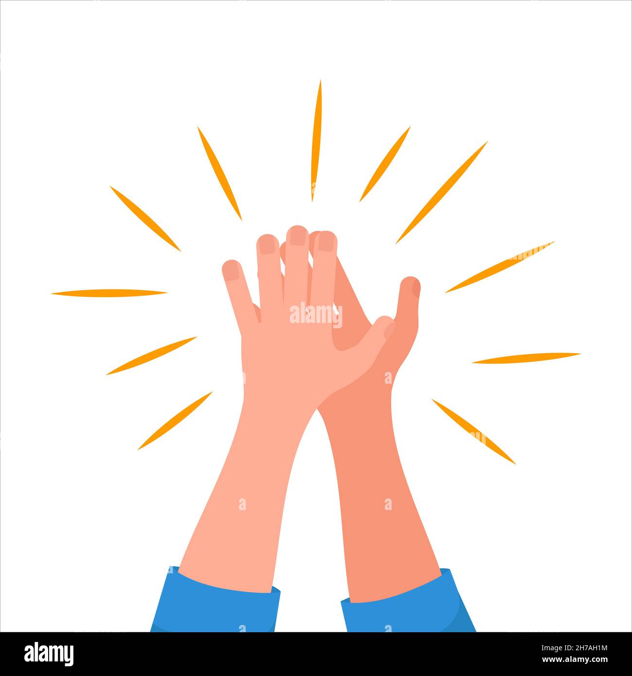 Audience standing ovation Stock Vector Images - Alamy